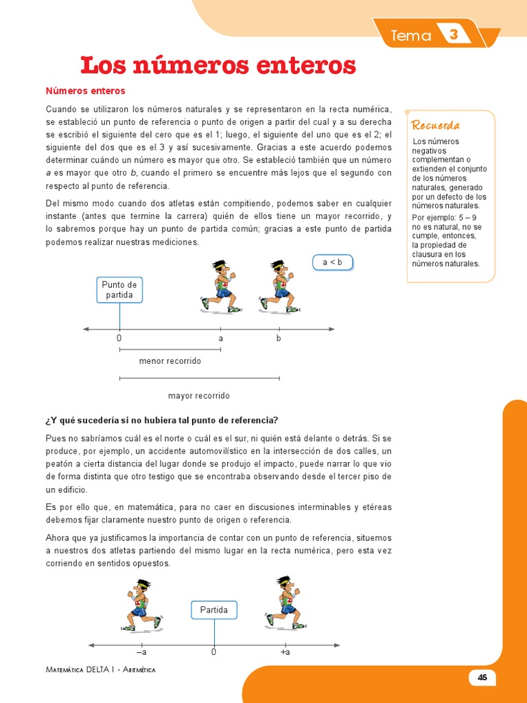 Números Enteros y Operaciones Básicas | PDF | Entero | Sustracción