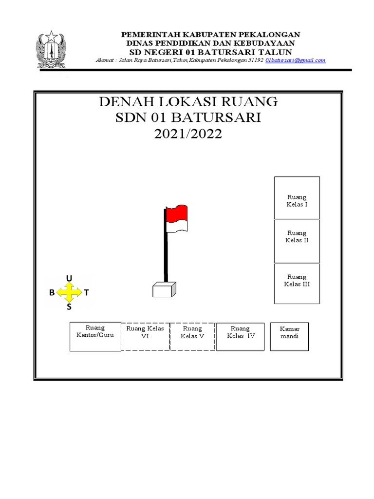 Denah SDN 01 Batursari | PDF