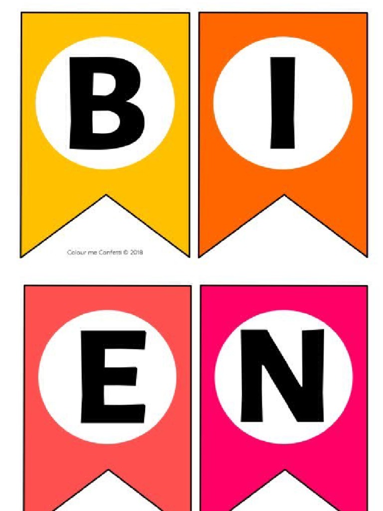 Cartel de Bienvenidos | PDF