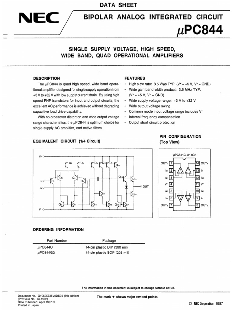 Datasheet Ic | PDF