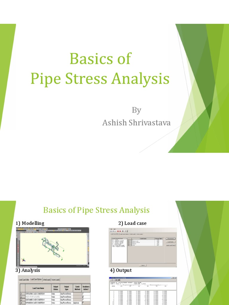 Fundamentals of Pipe Stress Analysis | PDF | Deformation (Engineering ...