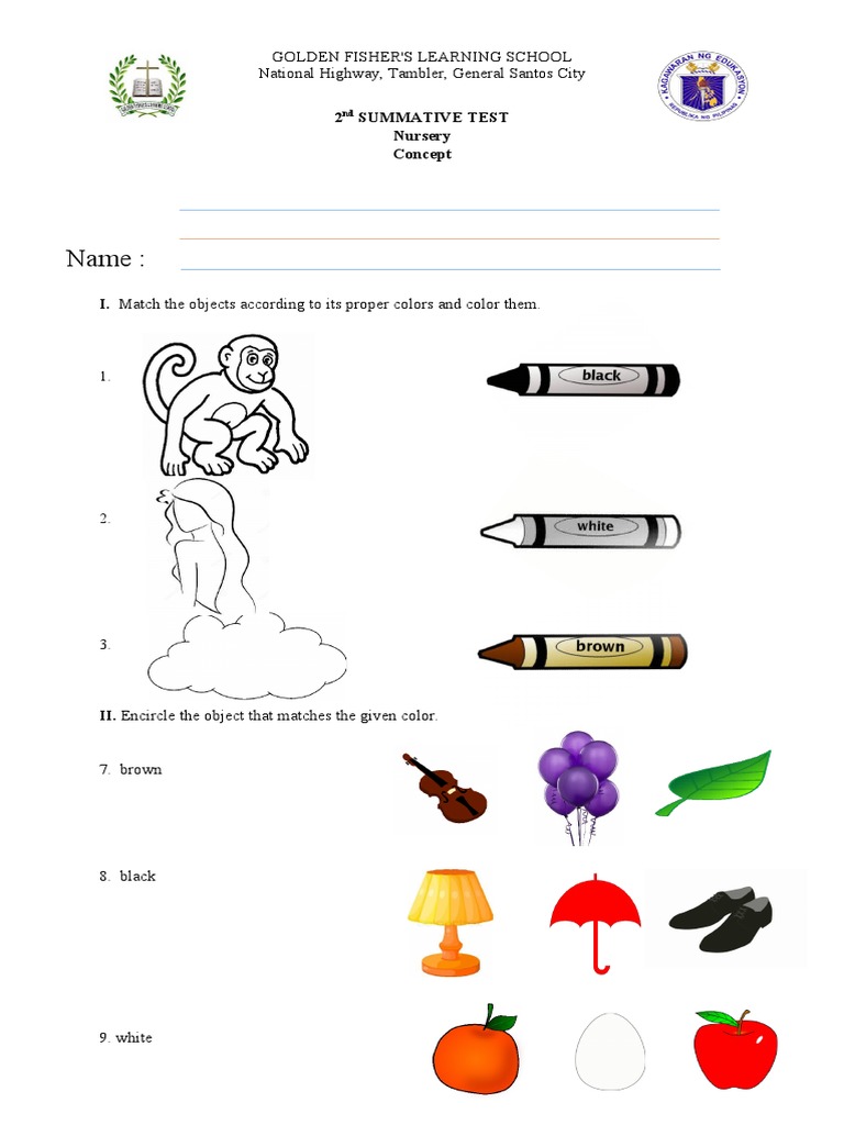 2nd CONCEPT SUMMATIVE TEST | PDF