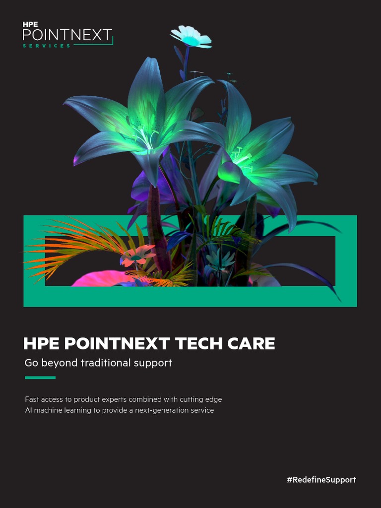 HPE Pointnext Tech Care Brochure-A00118675enw | PDF | Analytics | Artificial Intelligence