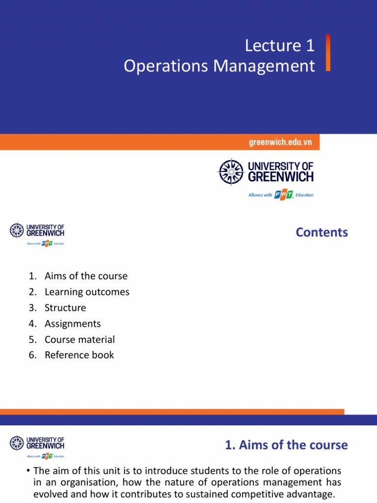 Operations Management | PDF | Operations Management | Analysis