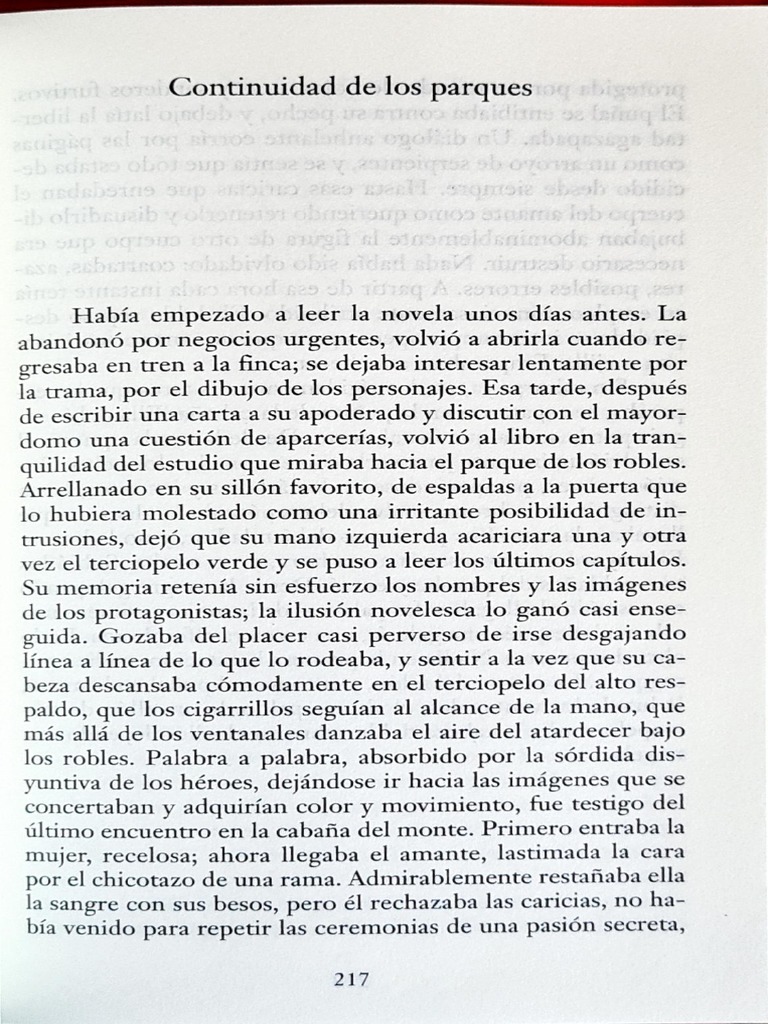 Continuidad De Los Parques: Análisis, Personajes, Narrador, Y Más – OKZAA