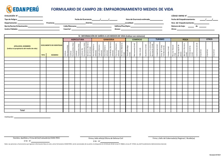 Formulario 2B Medios D Vida | PDF