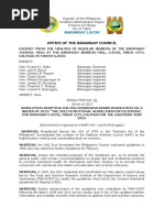 Barangay Health Worker Accomplishment Report | PDF
