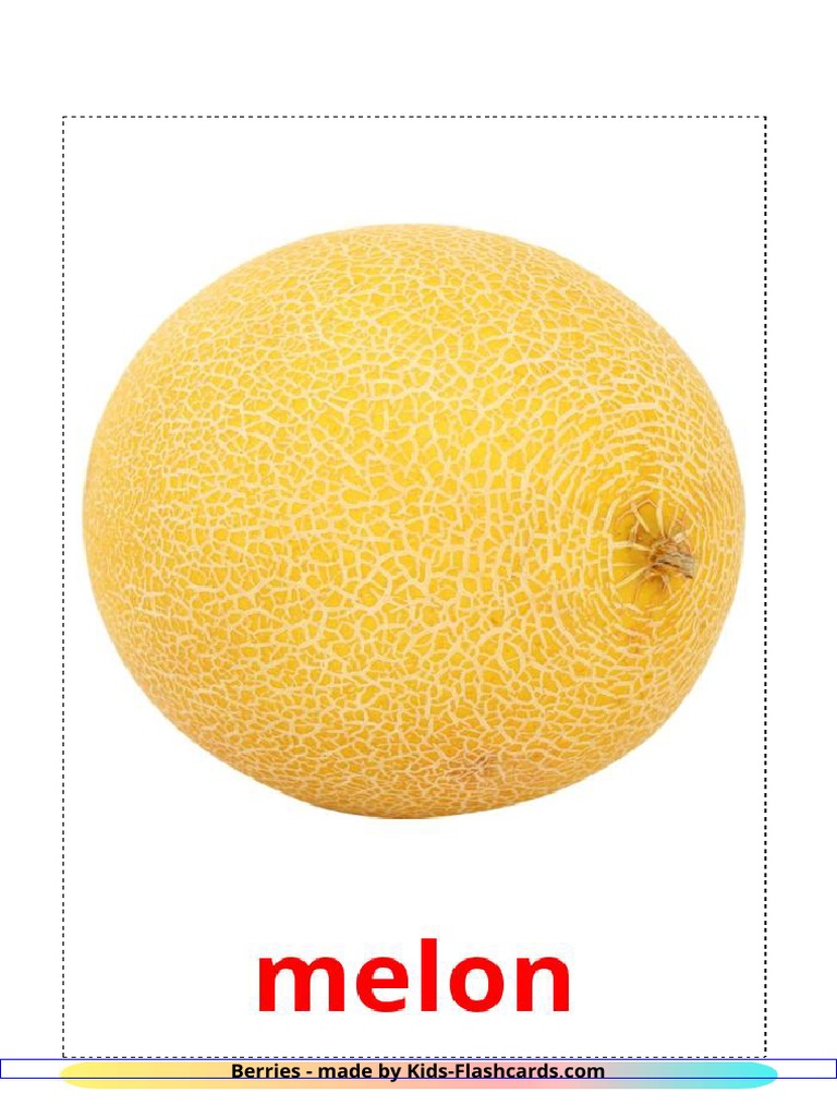 Flashcard Berries-1-A4 | PDF