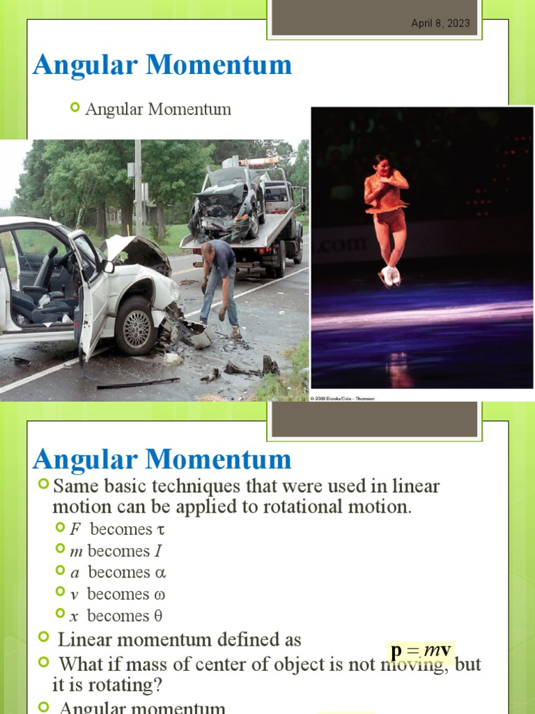 Angular Momentum | PDF | Angular Momentum | Rotation Around A Fixed Axis