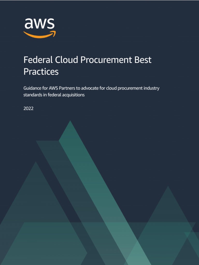 Federal Cloud Procurement Best Practices | PDF | Cloud Computing ...