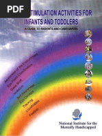 Precursory Skills Checklist | PDF | Imitation | Behavioural Sciences