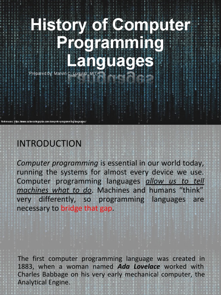 Ipt Lesson 1 | PDF | Computer Programming | Programming Language