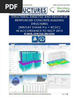 STAAD+RCDC+Foundation Training Manual | PDF