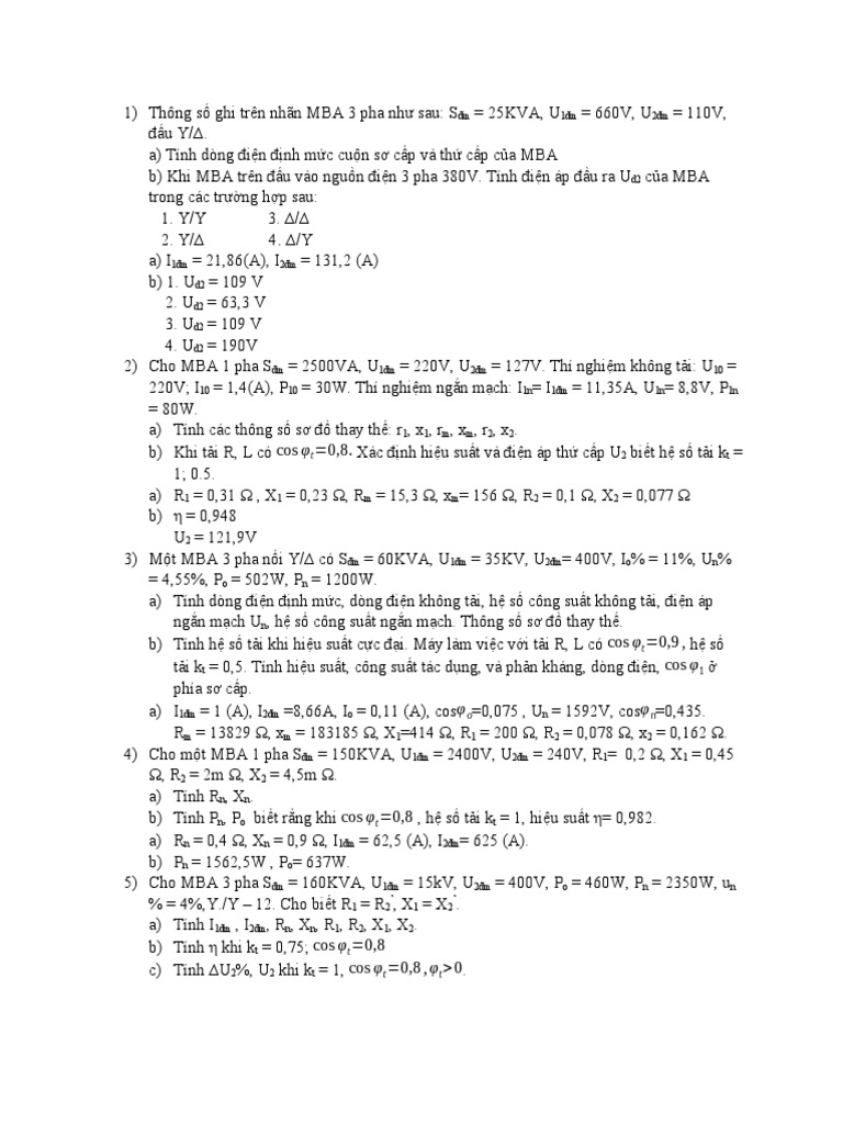 Bai Tap MBA New | PDF