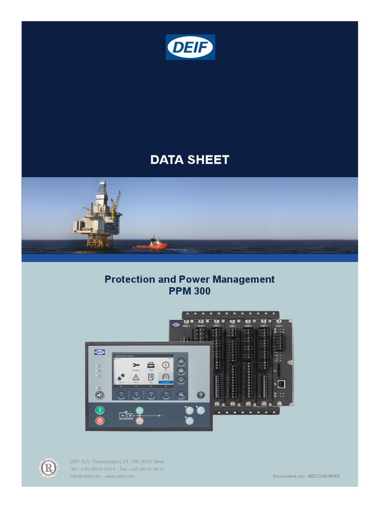 Data Sheet: Protection and Power Management PPM 300 | PDF | Power Supply | Parameter (Computer ...