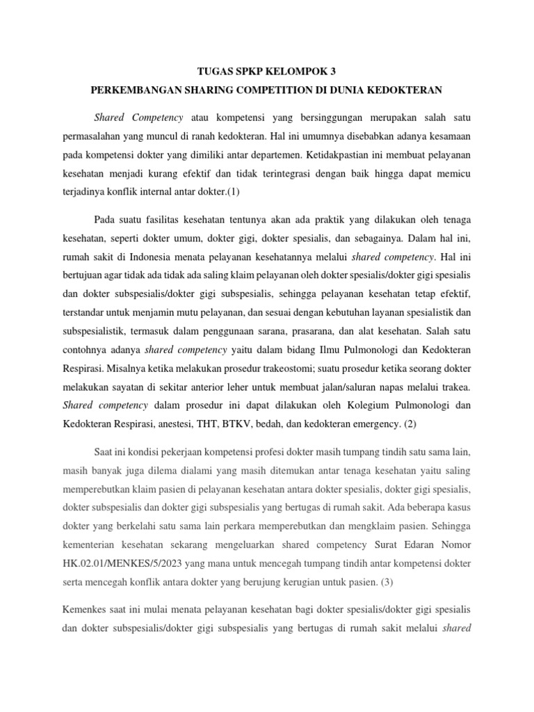 Tugas SPKP Kelompok 3 Perkembangan Sharing Competition Di Dunia ...