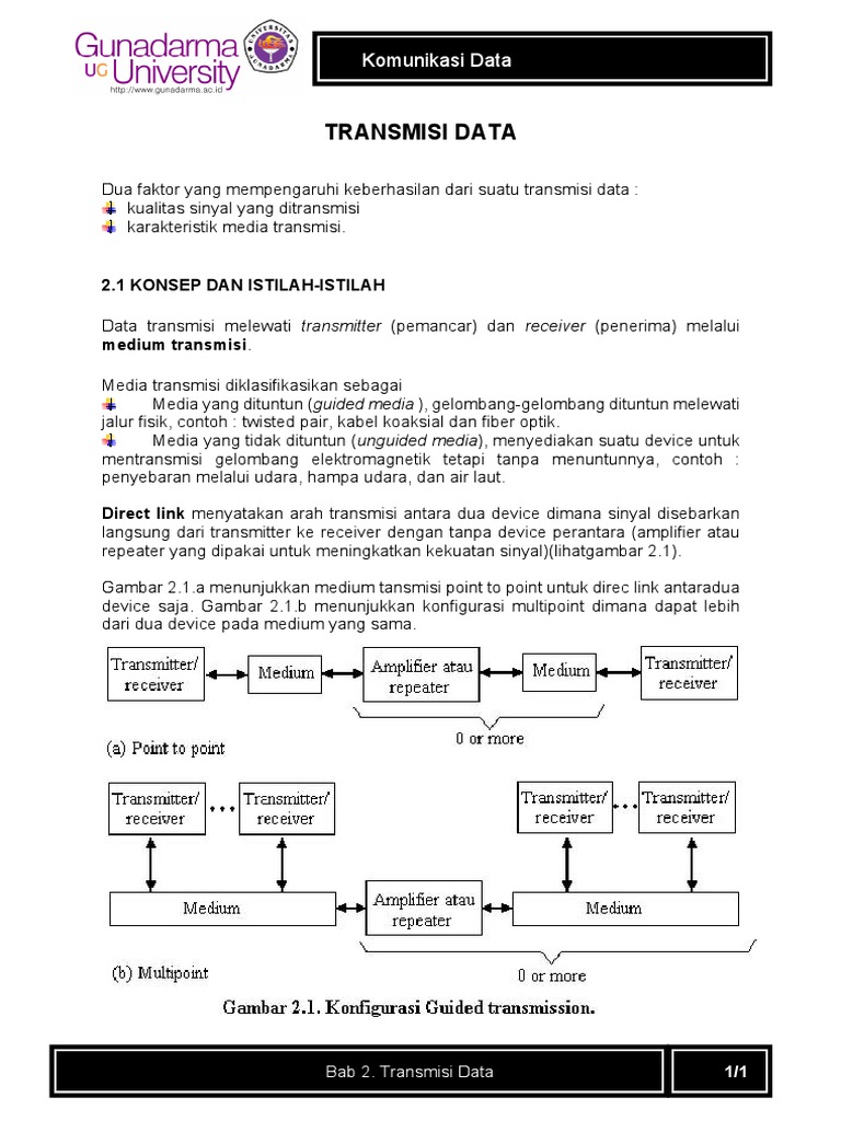 Panduan Dasar Transmisi Data | PDF