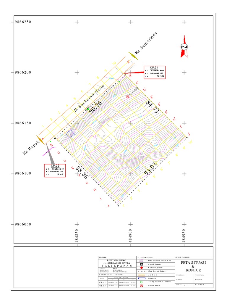 Topography Dan Cross Section Km 5 Pdf