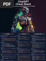 ChatGPT Cheatsheet (v3) | PDF | Artificial Intelligence | Intelligence (AI) & Semantics