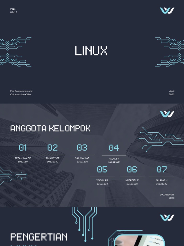 Deep Blue Simple Modern Technology Business Proposal Presentation | PDF