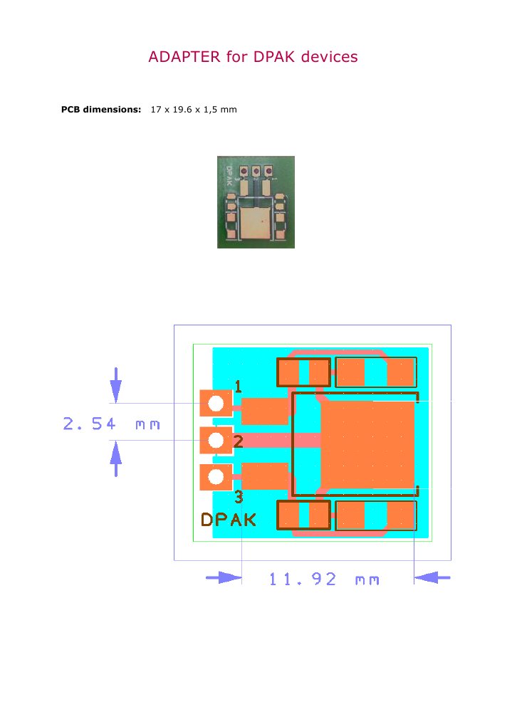DPAK Adapter | PDF
