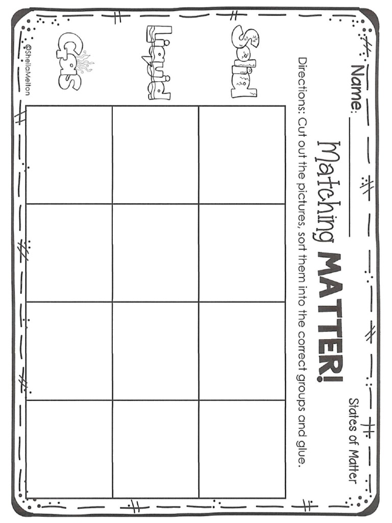 Matter Matching | PDF
