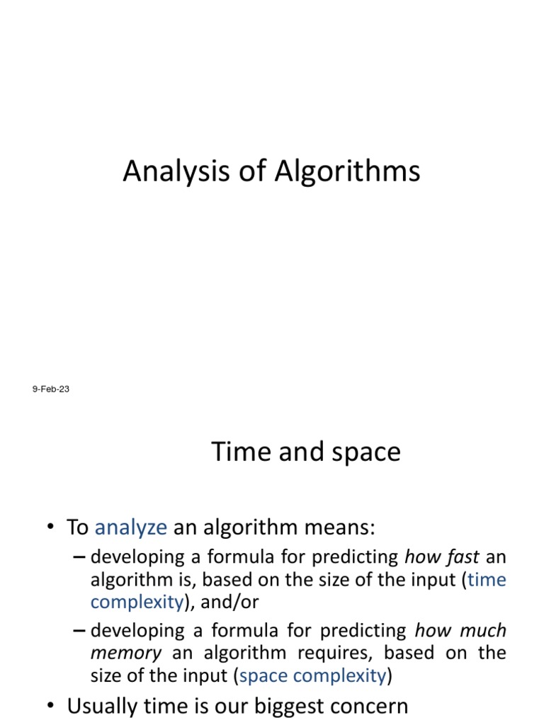 Lecture 4 DAA | PDF | Time Complexity | Computer Science Lecture 4 DAA | PDF | Time Complexity | Computer Science
