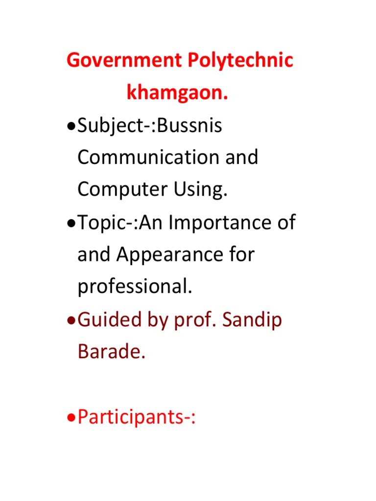 BCC Micro Project | PDF | Credibility | Communication