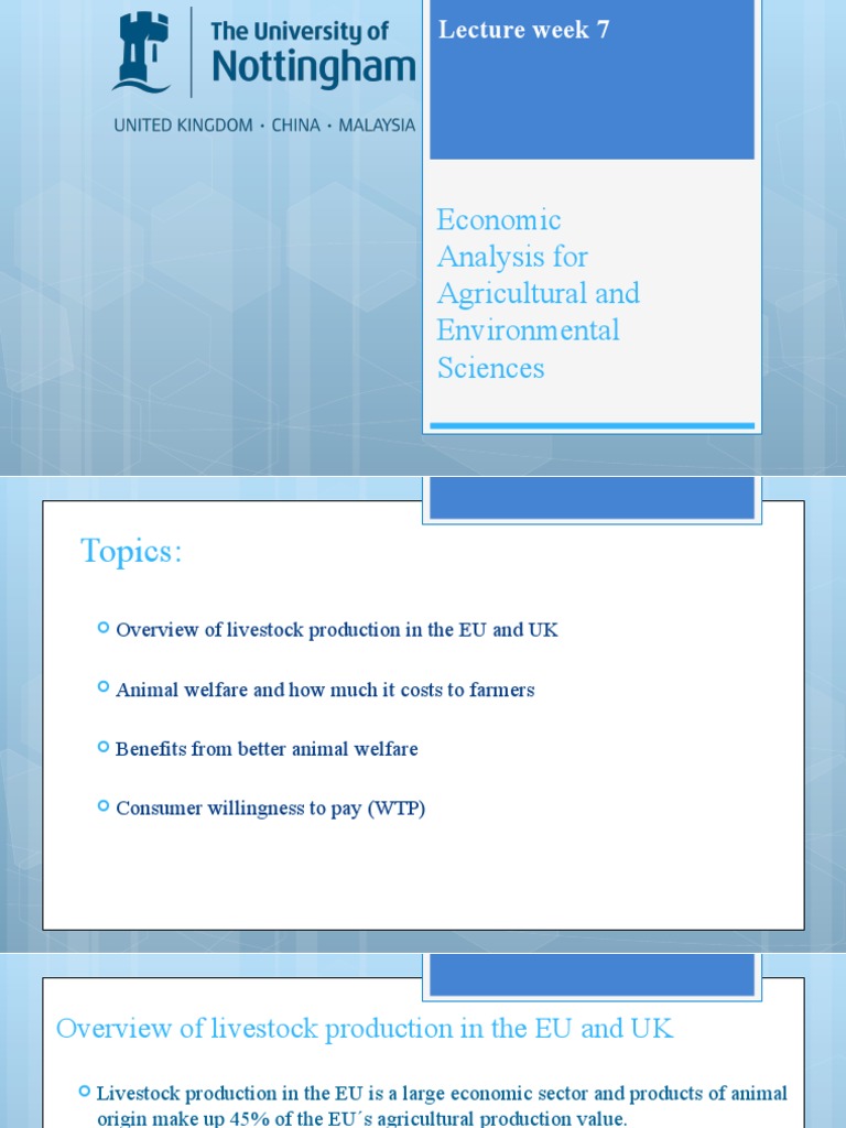 EU and UK Livestock Production Insights | PDF | Animal Welfare | Livestock