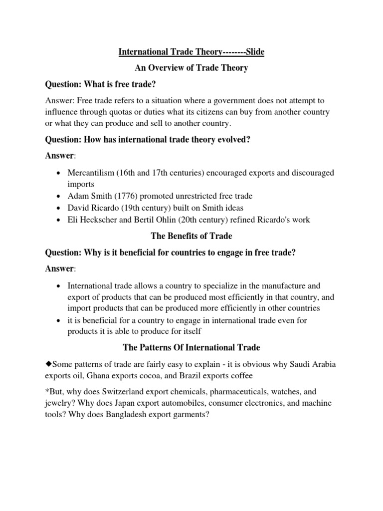 International Business | PDF | Trade | Competitive Advantage