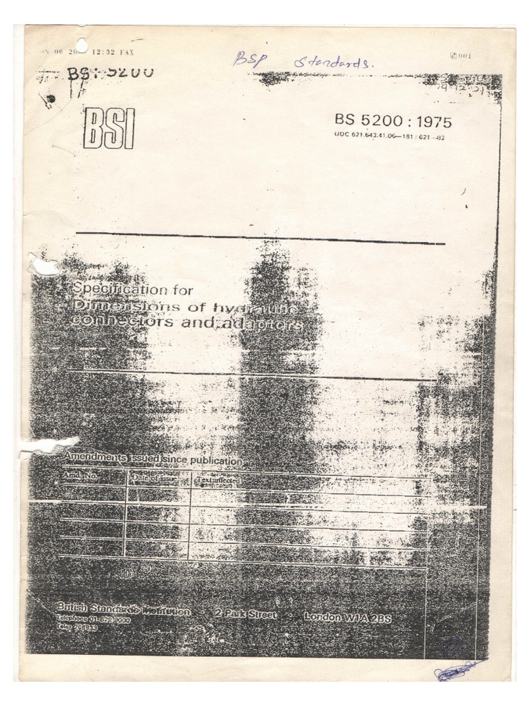 BS5200 | PDF