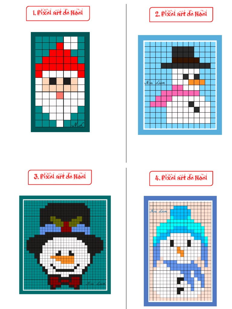 Pixel Art Noël | PDF