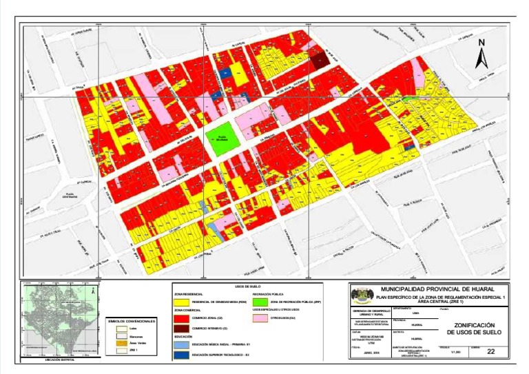 PDF Zonificacion de Usos de Suelo Huaral - Compress | PDF