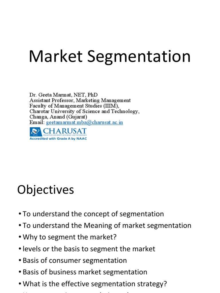 A Comprehensive Guide to Market Segmentation: Understanding the Concept ...