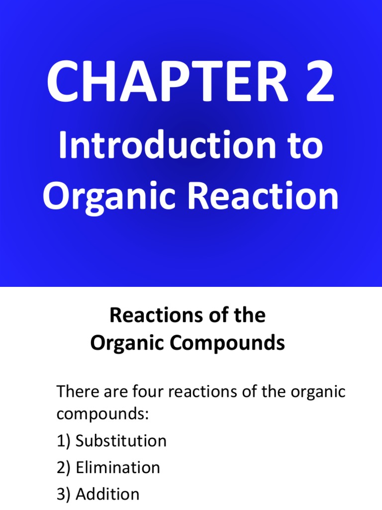Intro To Organic Reactions CHM457 | PDF | Acid | Acid Dissociation Constant