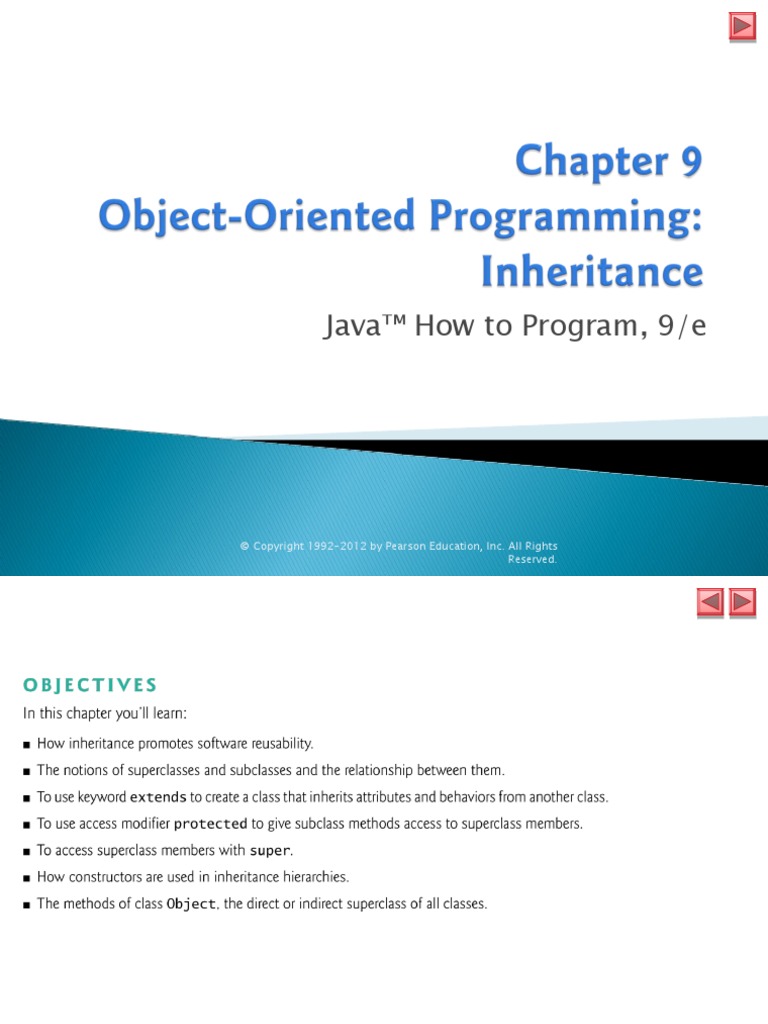 Java™ How To Program, 9/e: Reserved | Download Free PDF | Inheritance ...