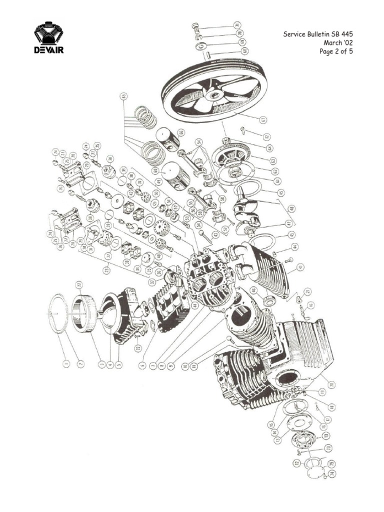 Devilbiss 445 | PDF | Valve | Piston