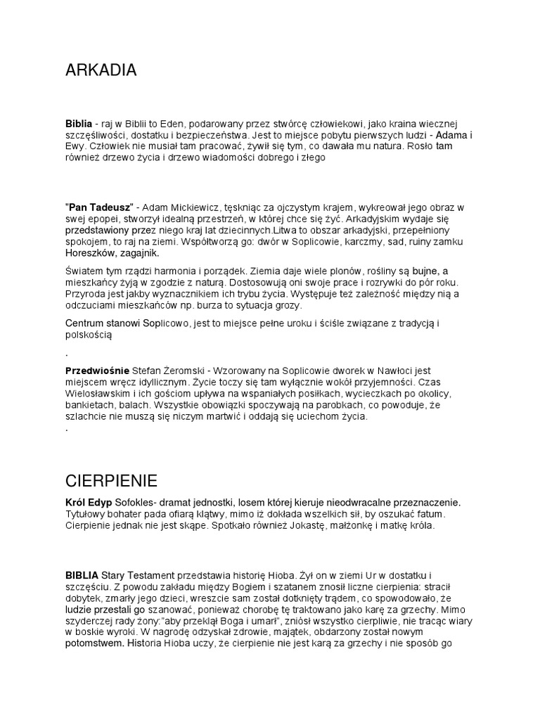 Arkadia: Biblia | PDF