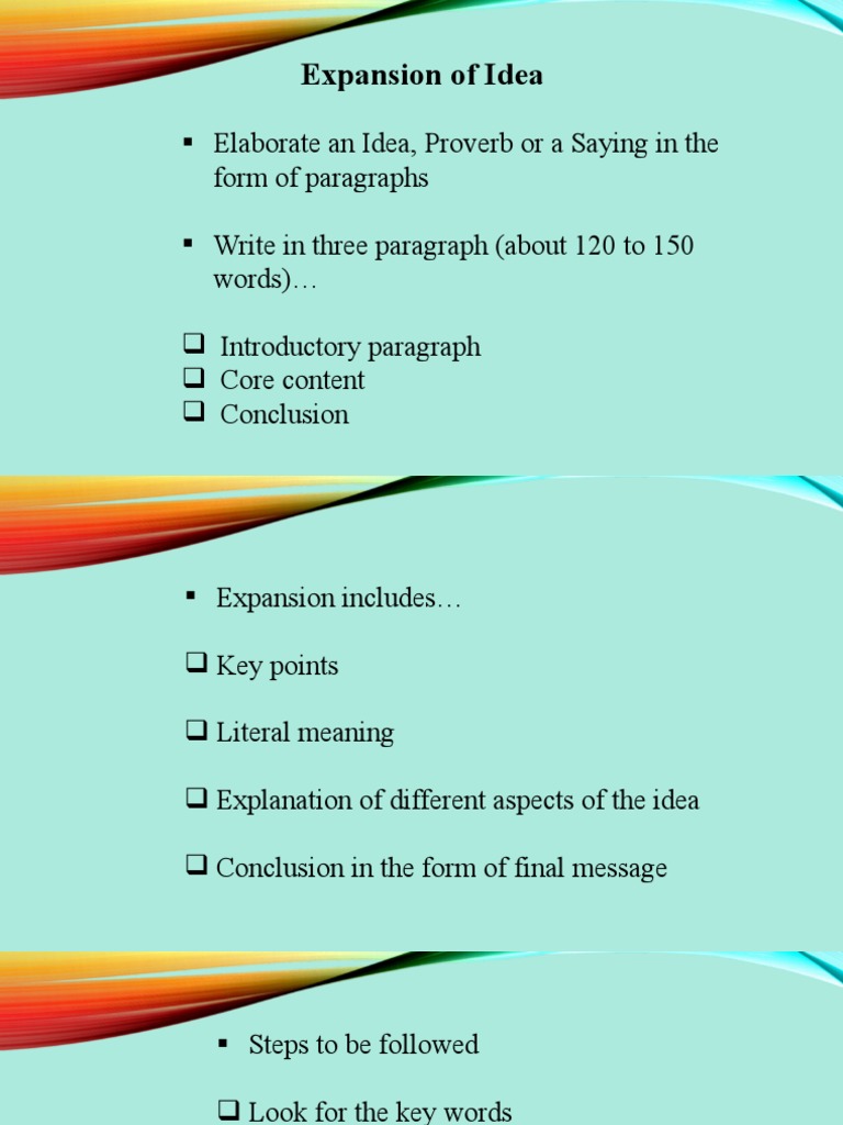 Expansion of Idea and Blog Writing-2 | PDF