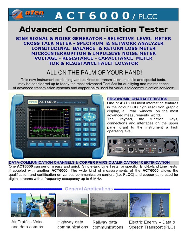 All-in-one communication channel tester | PDF | Decibel | Physical ...