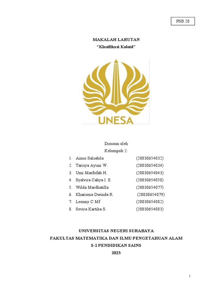 Makalah Larutan | PDF