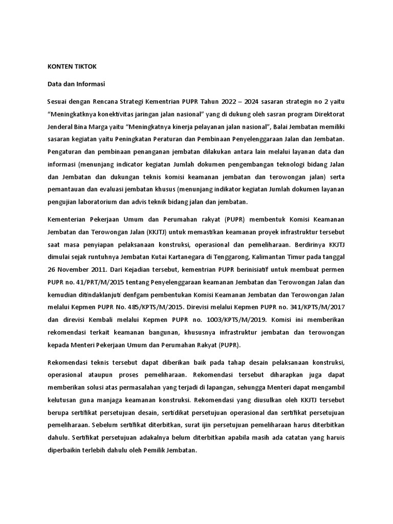 Konten Tiktok Datin | PDF