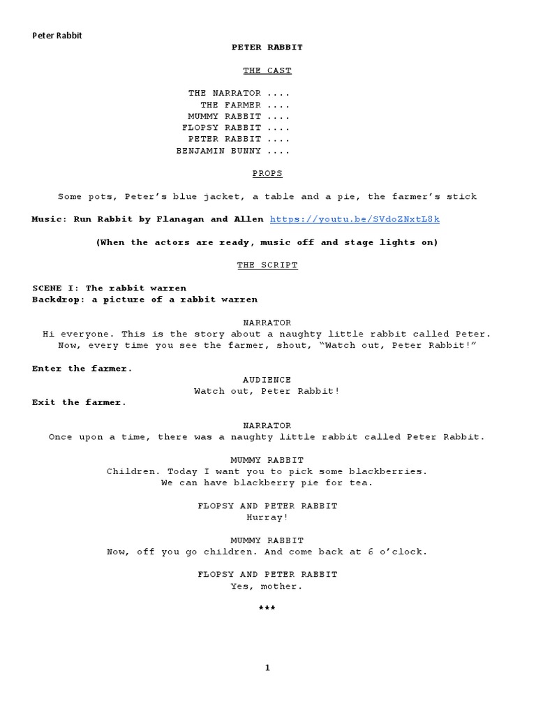 Peter Rabbit | PDF | Peter Rabbit | The Tale Of Benjamin Bunny