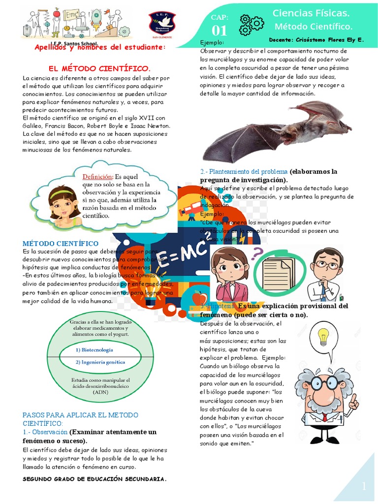 Pasos Del Metodo Cientifico. | PDF | Método científico | Experimentar