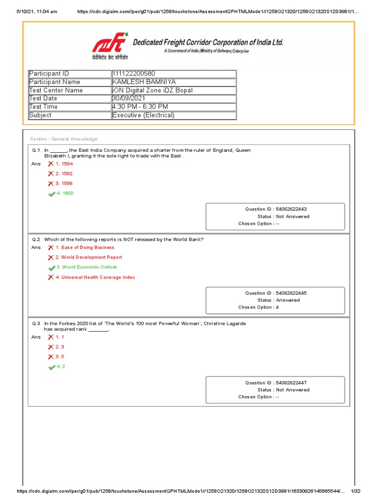 Dfccil Executive Electrical | PDF