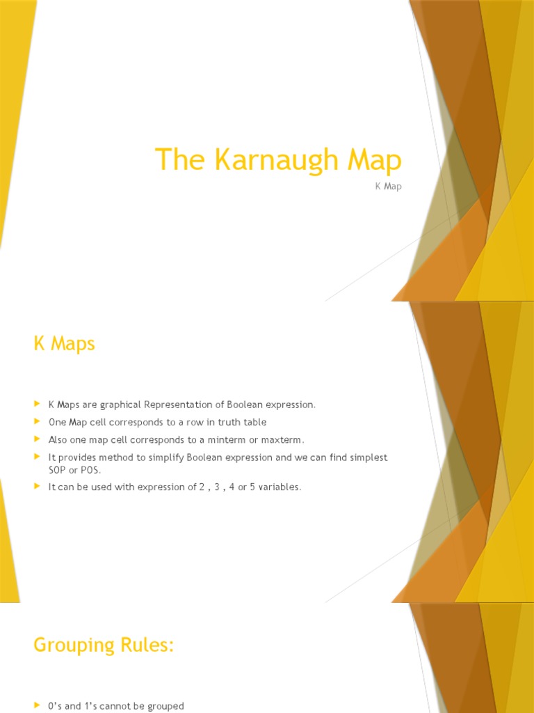 The Karnaugh Map | PDF