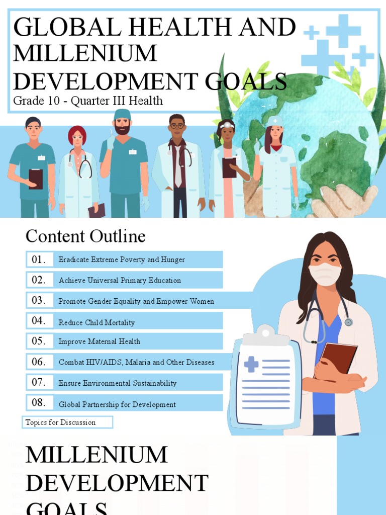 Millenium Development Goals: Global Health and | PDF | Millennium ...