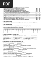 Slovesá - Tematický Test | PDF