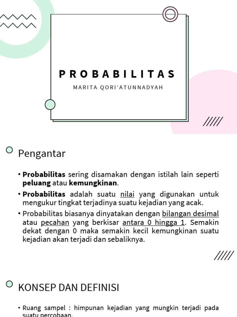 Probabilitas | PDF