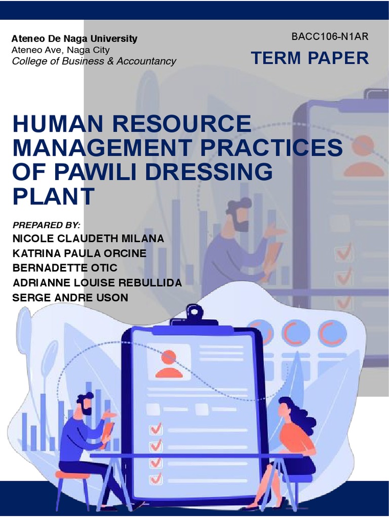 Human Resource Management Practices of Pawili Dressing Plant | PDF ...